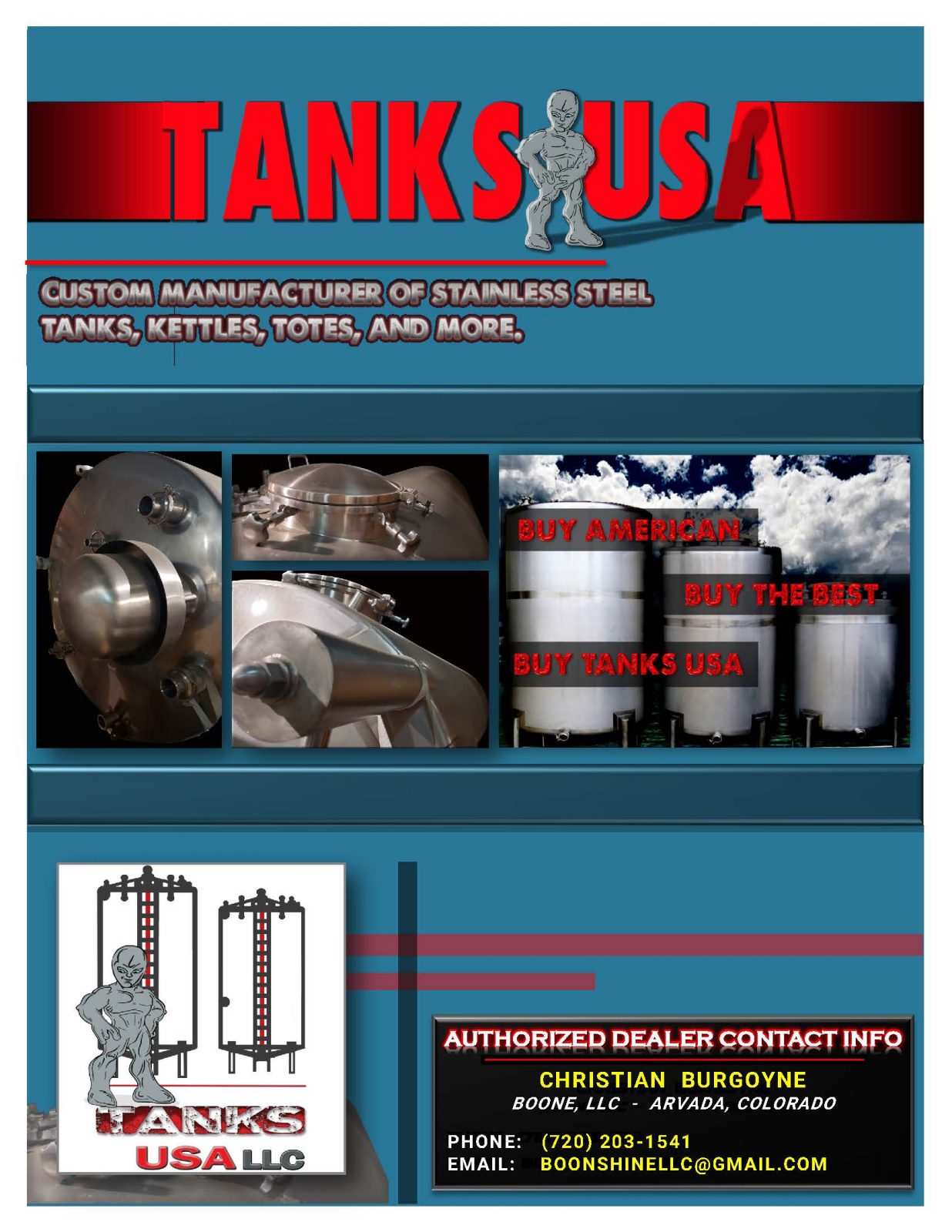 New Tanks USA Brochure - Tanks USA LLC